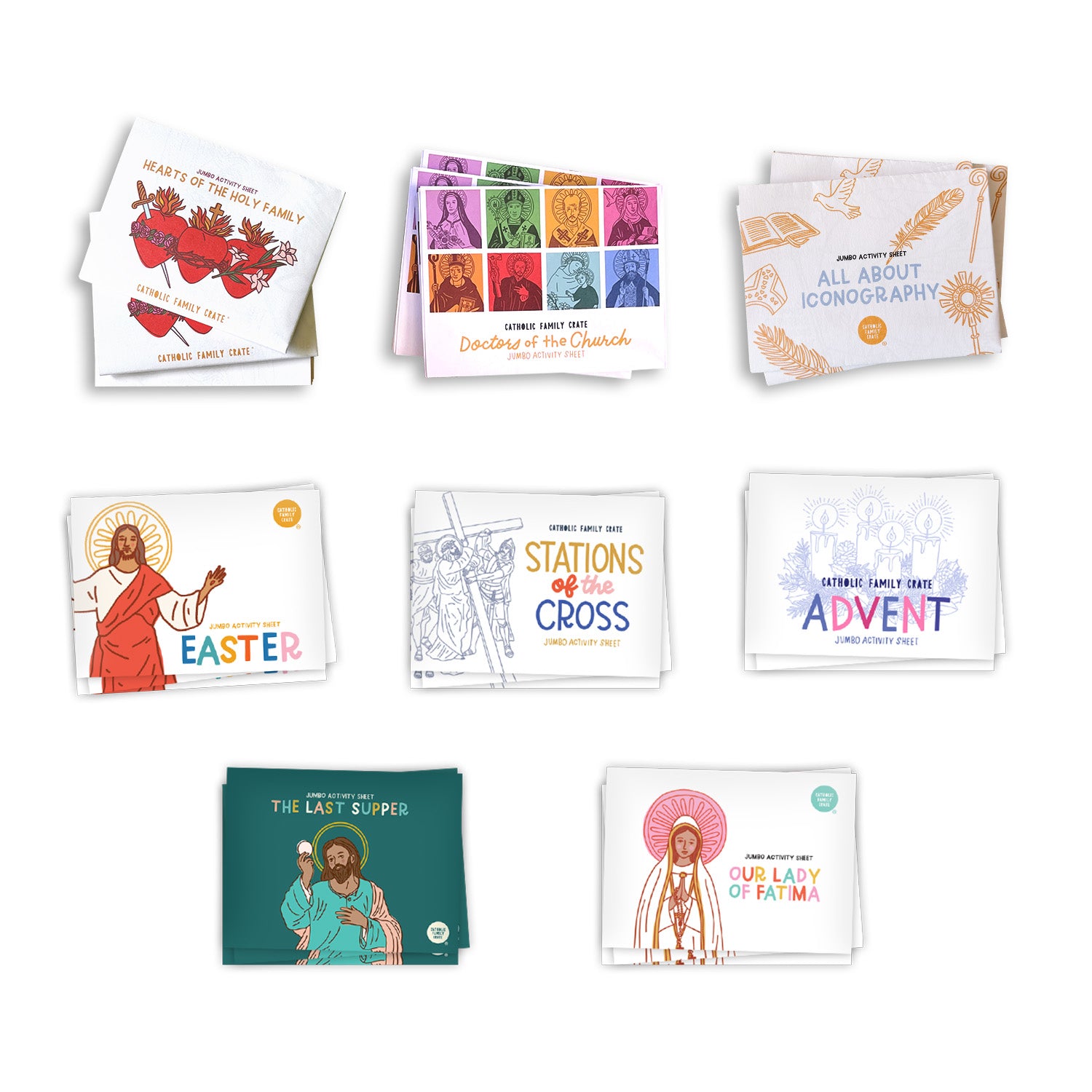 Jumbo Activity Sheets Bundle – Catholic Family Crate