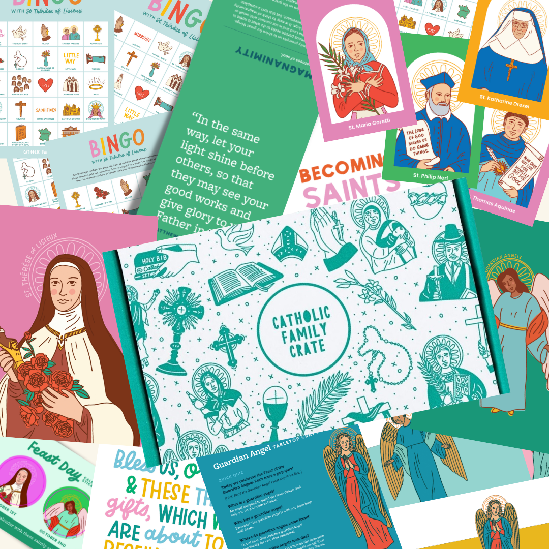 St. Thérèse of Lisieux, Guardian Angels & Guess the Saint Game Crate ...