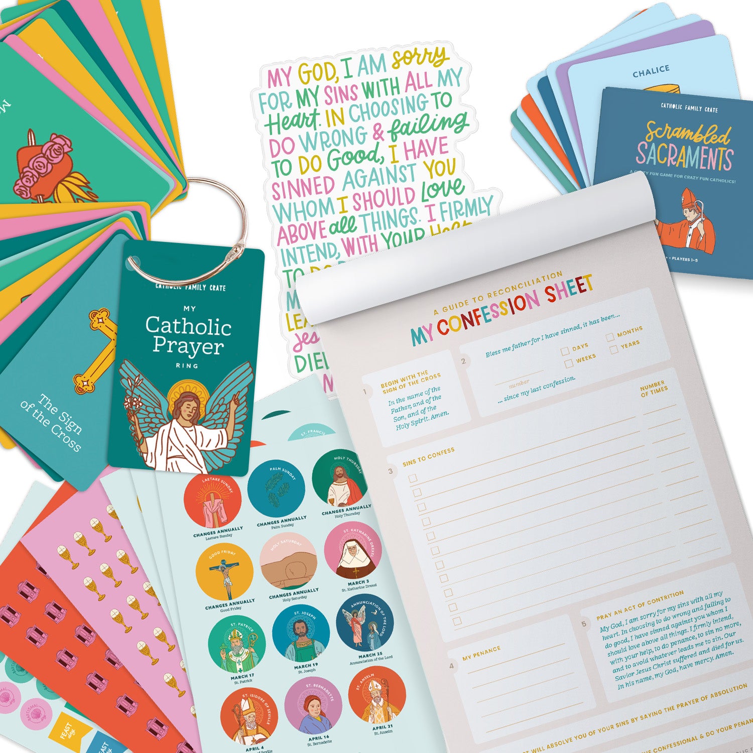 Reconciliation Gift Set - Large + Prayer Ring – Catholic Family Crate