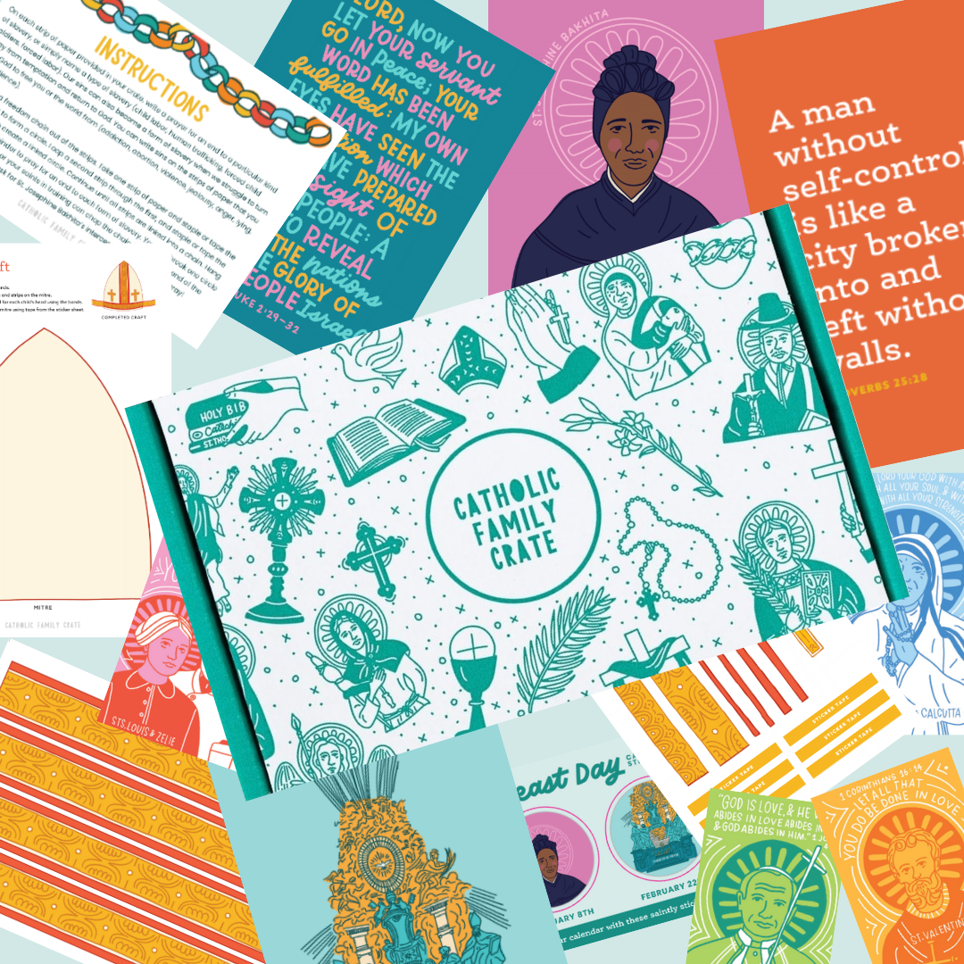 February Crate 2023: St. Josephine Bakhita, Chair of St. Peter and Mem ...