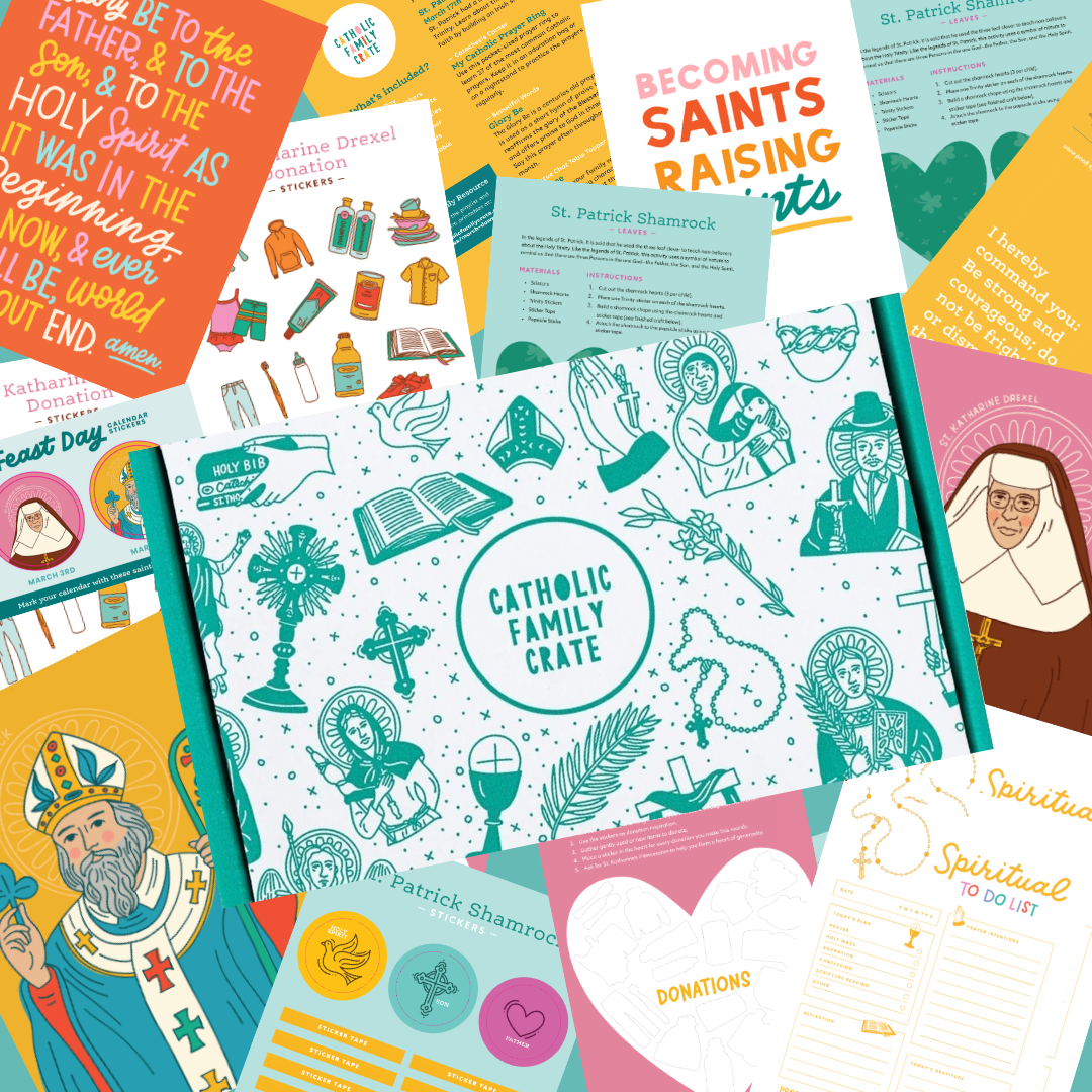 March Crate 2023: St. Katharine Drexel, St. Patrick & Spiritual Checkl ...