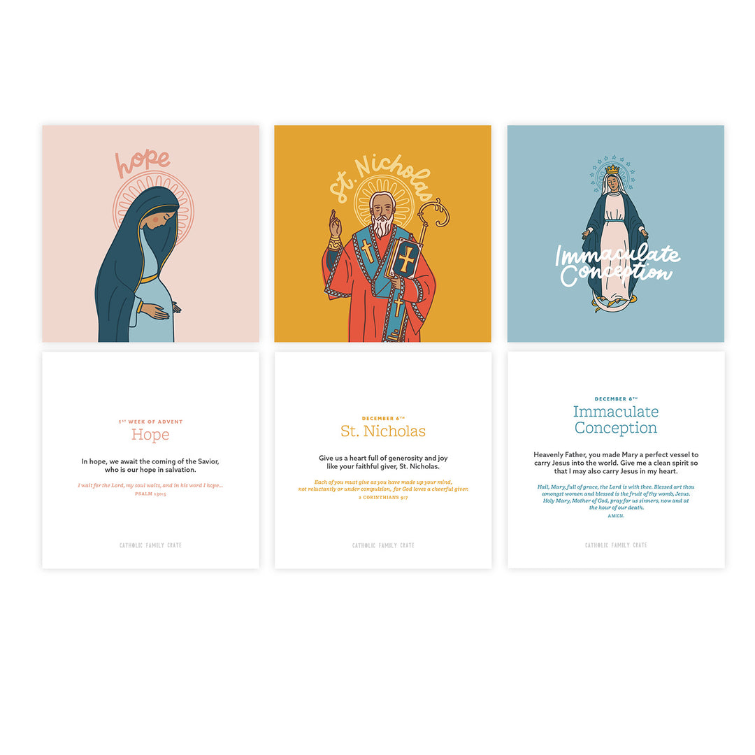 Catholic Seasonal Art Collection - Set of 50 Prints – Catholic Family Crate
