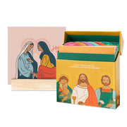 Catholic Seasonal Art + Wooden Display Stand Bundle – Catholic Family Crate