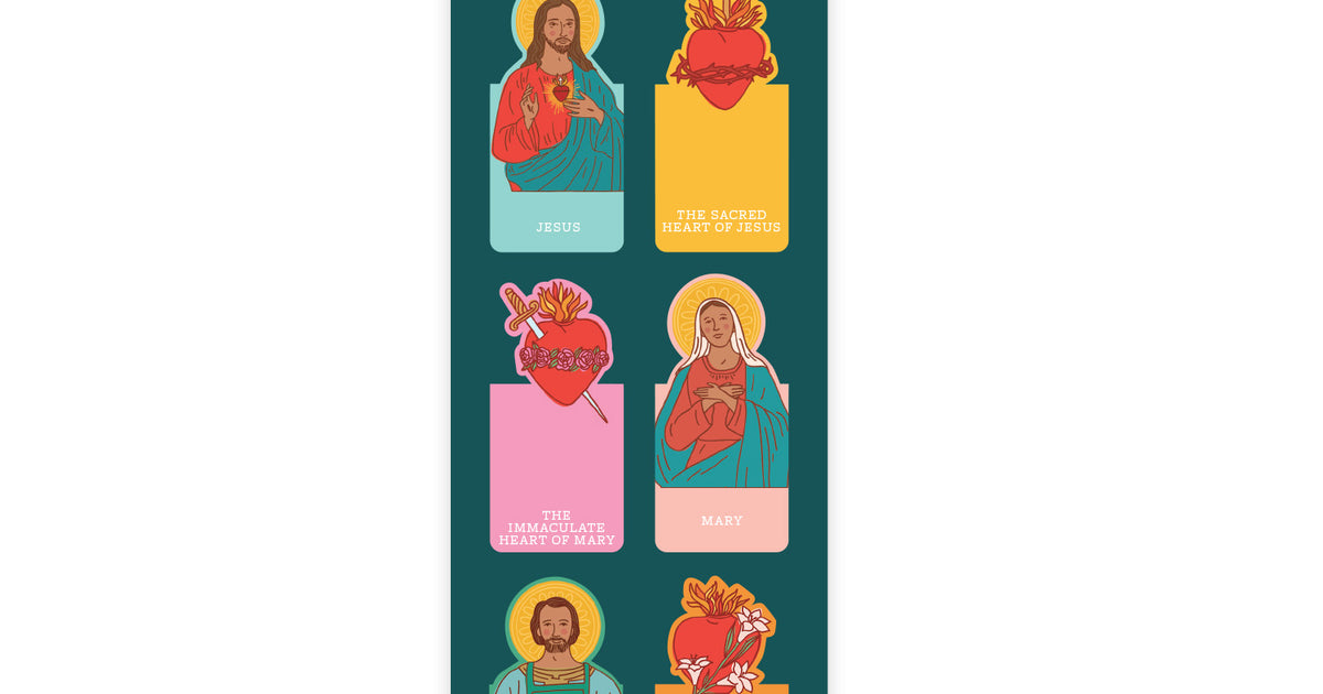 Holy Family Magnetic Bookmarks – Catholic Family Crate