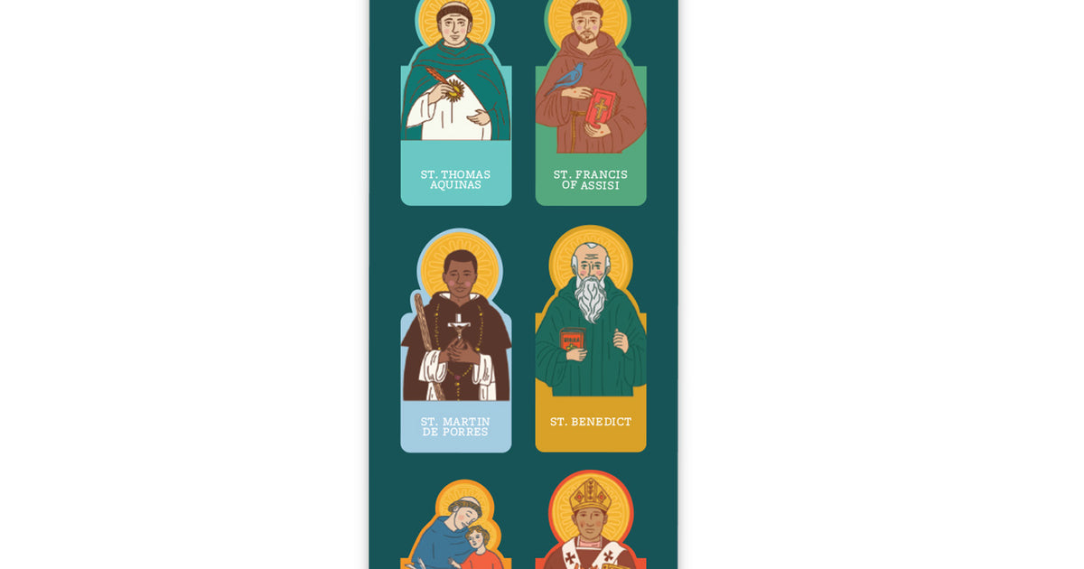 Holy Men Magnetic Bookmarks – Catholic Family Crate