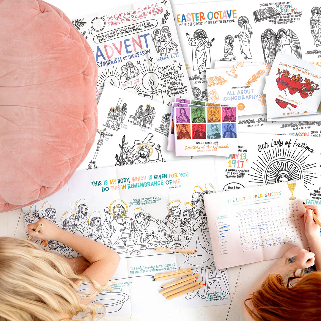 Jumbo Activity Sheets Bundle – Catholic Family Crate