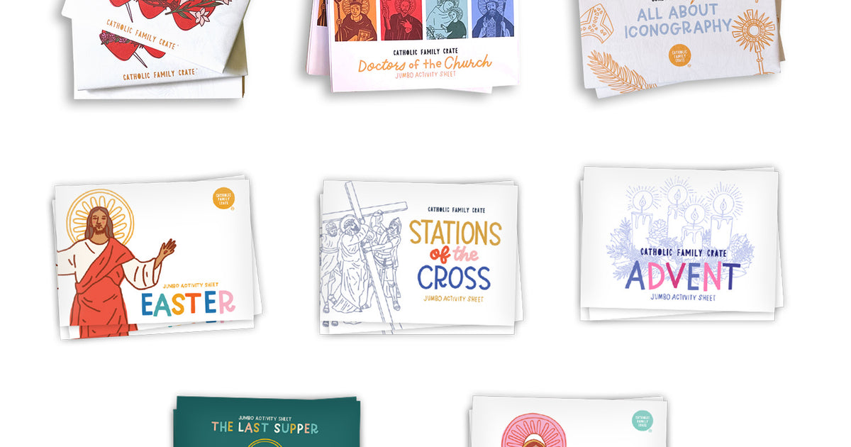 Jumbo Activity Sheets Bundle – Catholic Family Crate