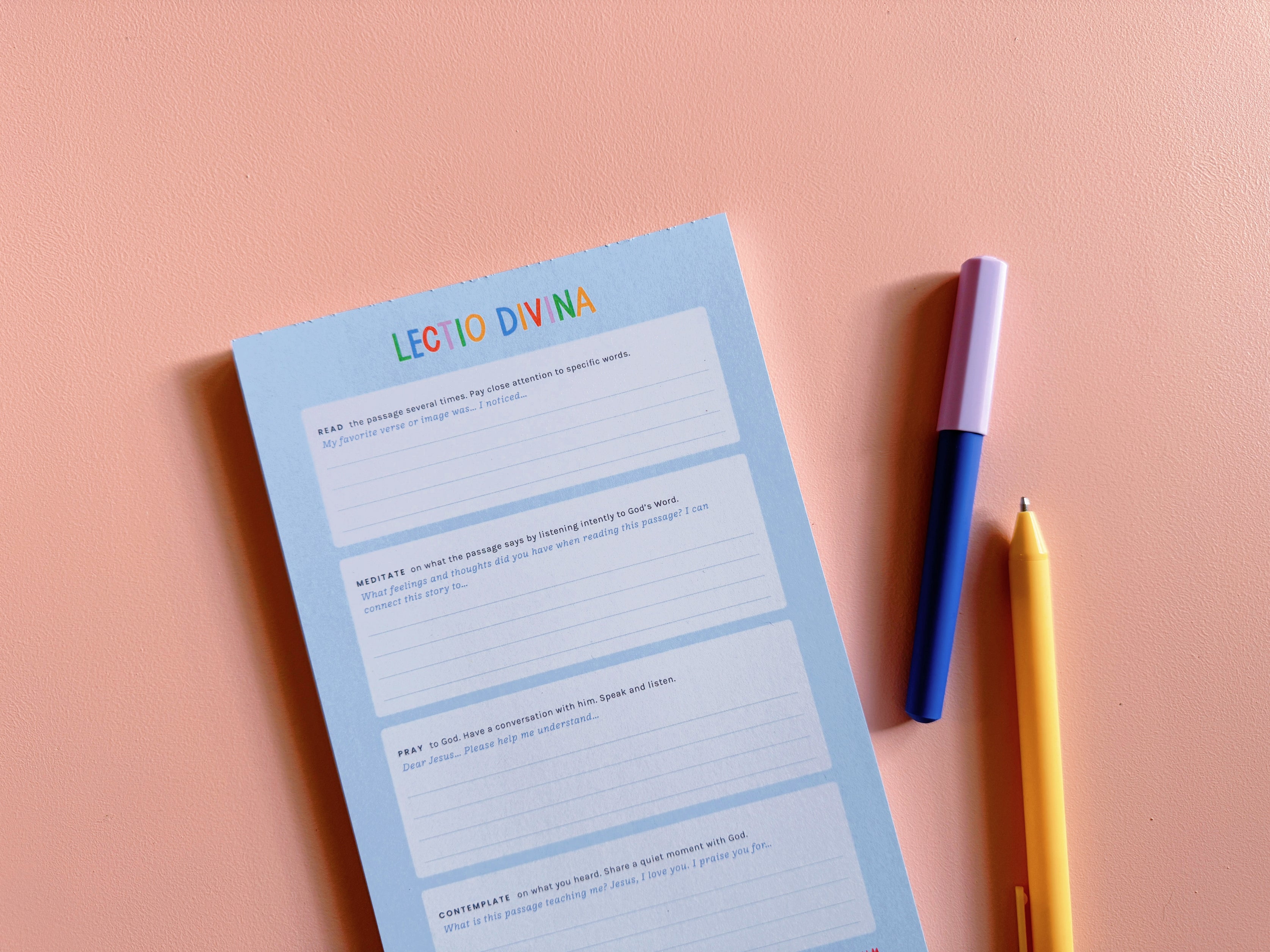 Children's Lectio Divina Notepad – Catholic Family Crate