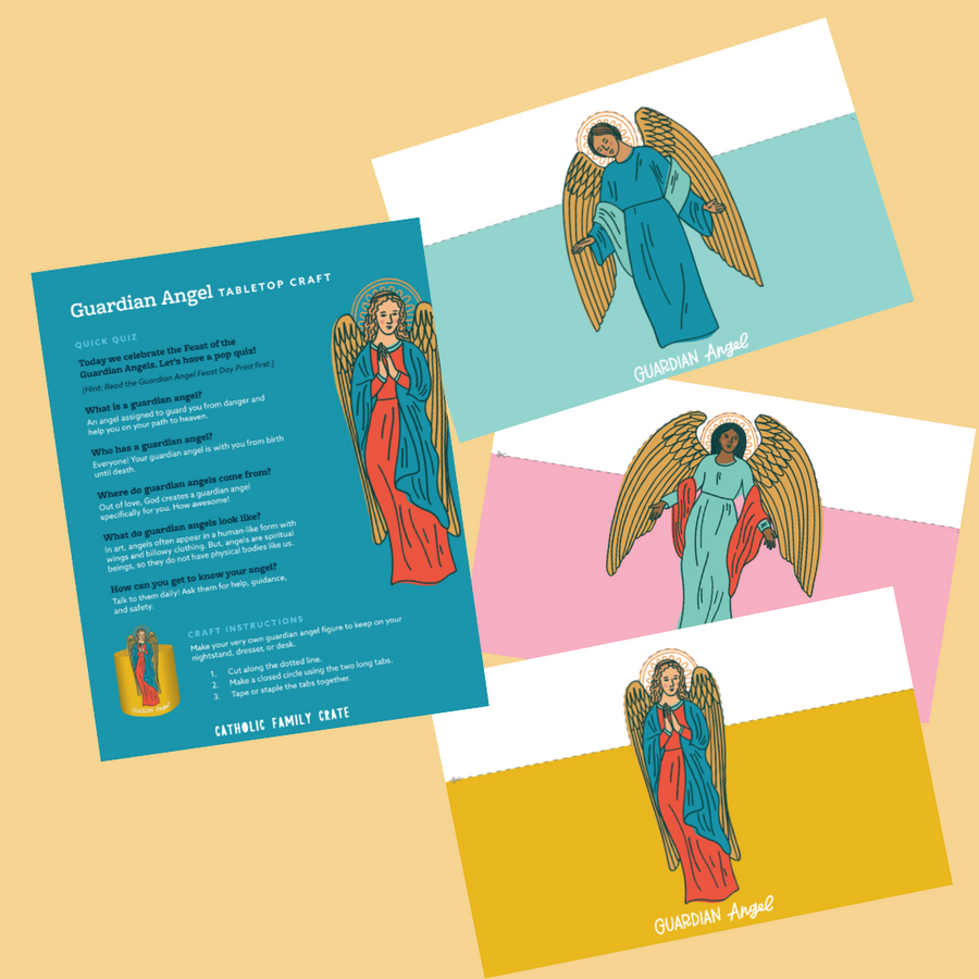 St. Thérèse of Lisieux, Guardian Angels & Guess the Saint Game Crate ...