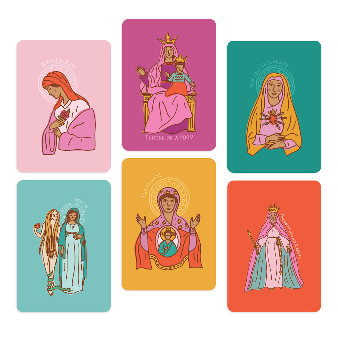 Holy Cards - Marian Pack (28 cards) – Catholic Family Crate