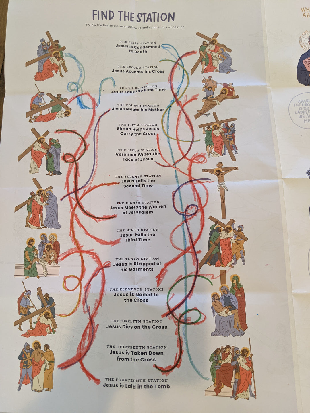 Stations of the Cross Jumbo Activity Sheet - 3 pack – Catholic Family Crate