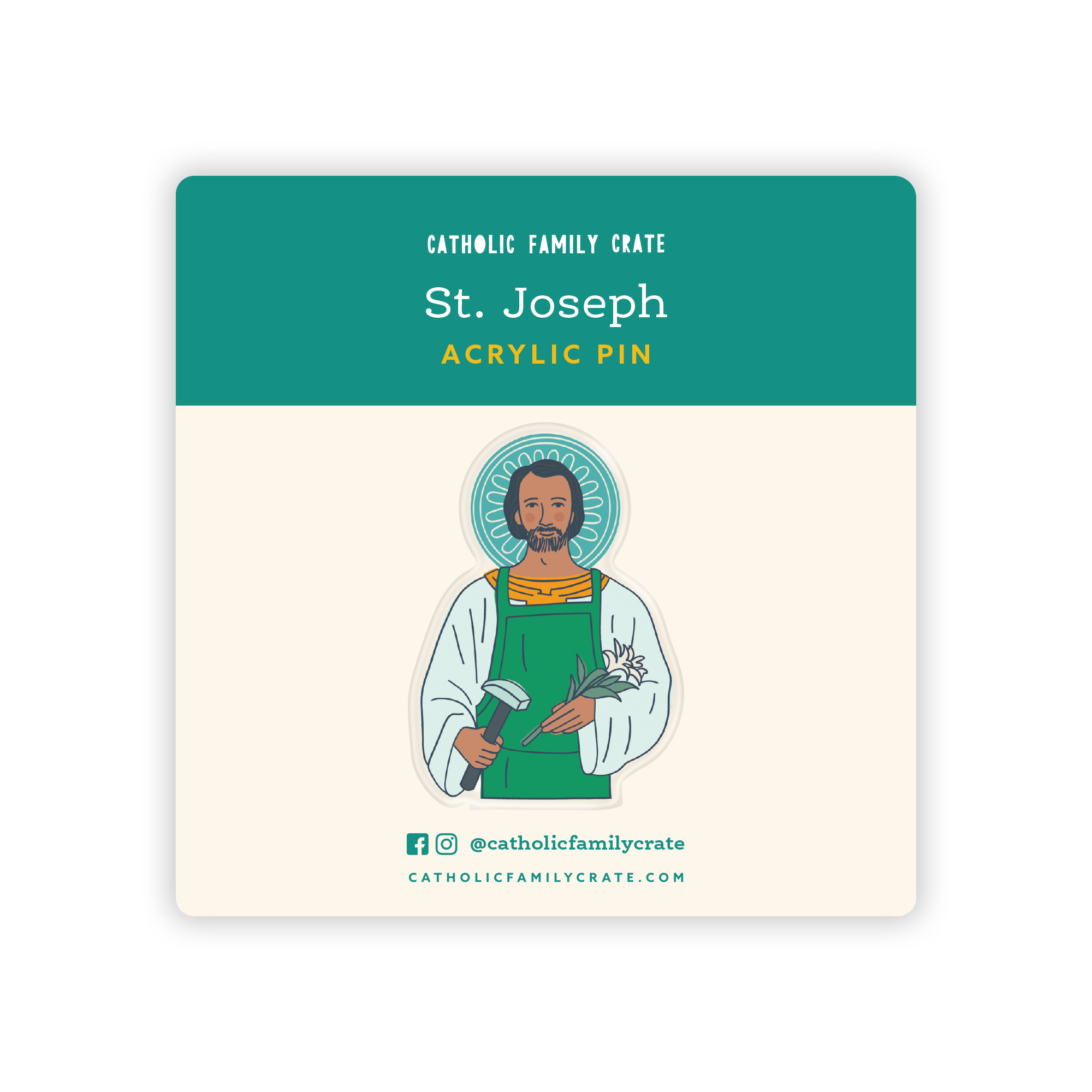 St. Joseph Pin – Catholic Family Crate