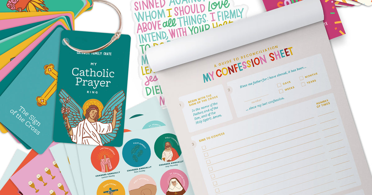 Reconciliation Gift Set - Large + Prayer Ring – Catholic Family Crate