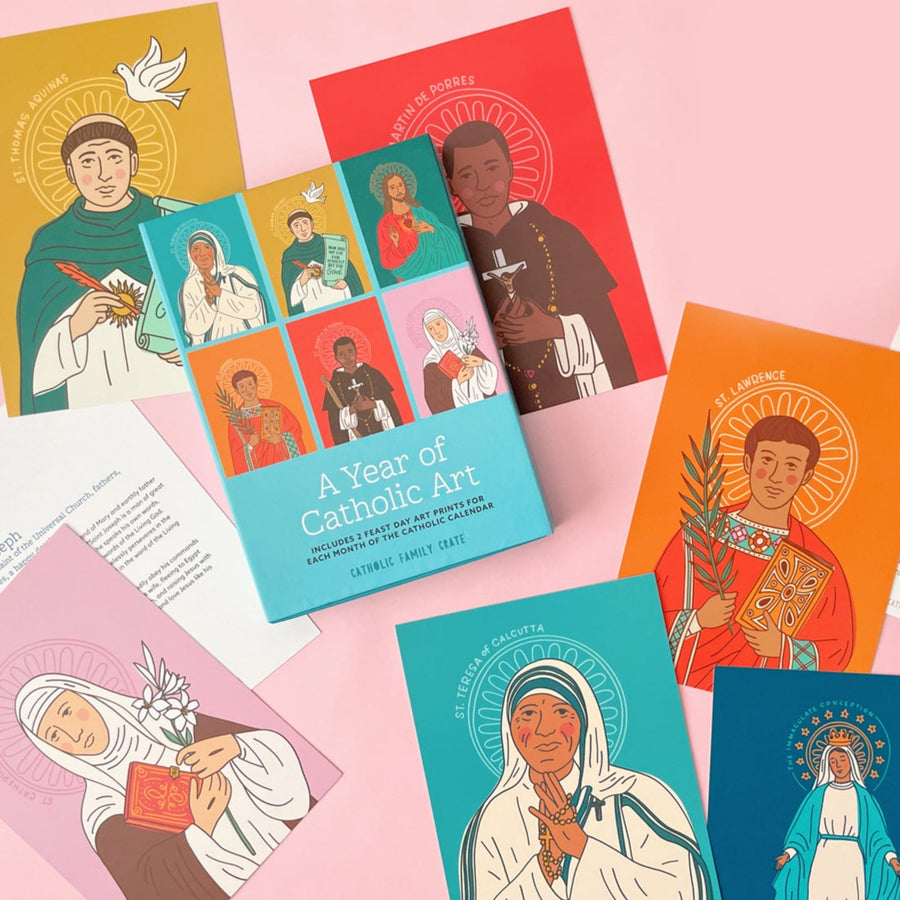 Catholic Starter Pack with Tote Bundle – Catholic Family Crate