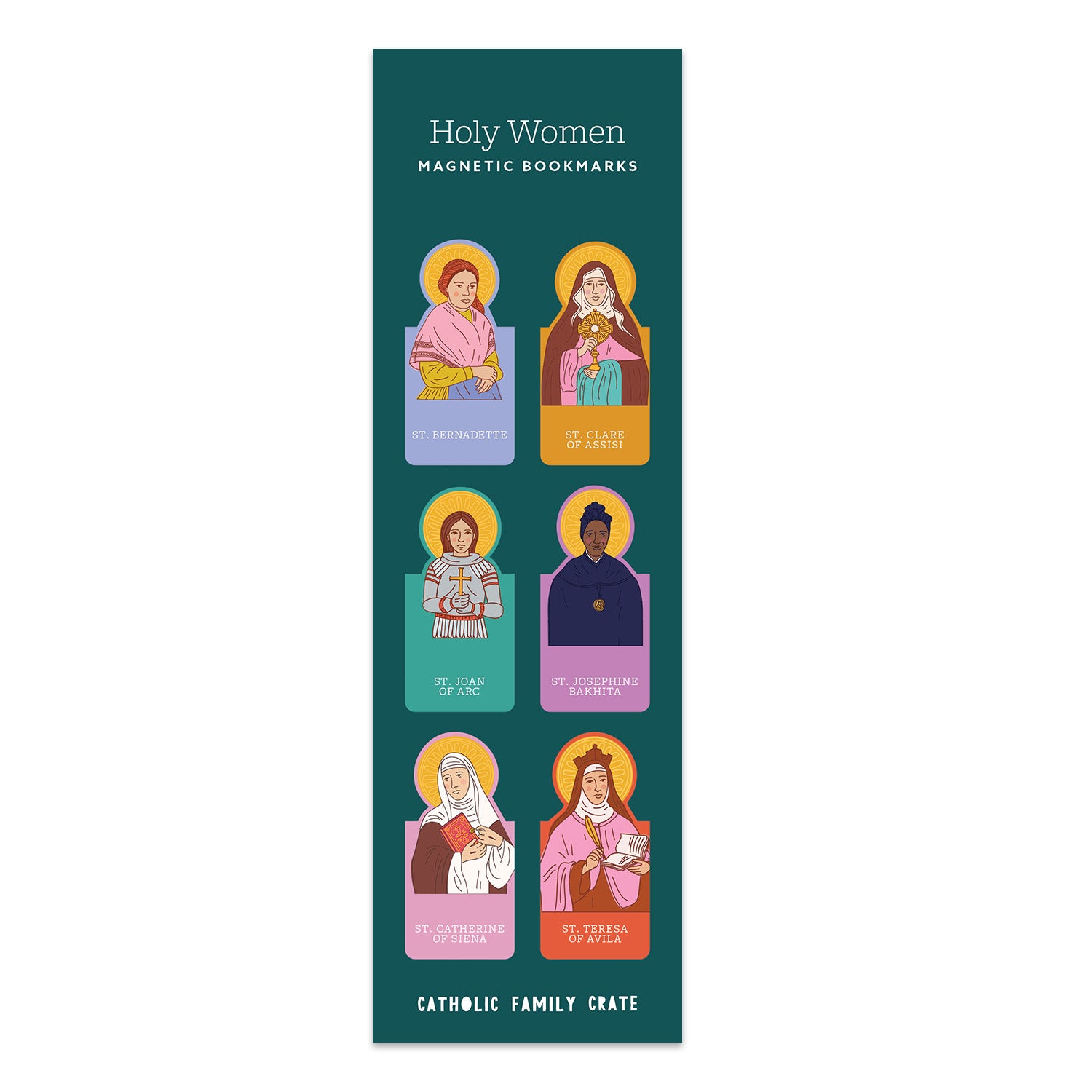 Holy Women Magnetic Bookmarks – Catholic Family Crate