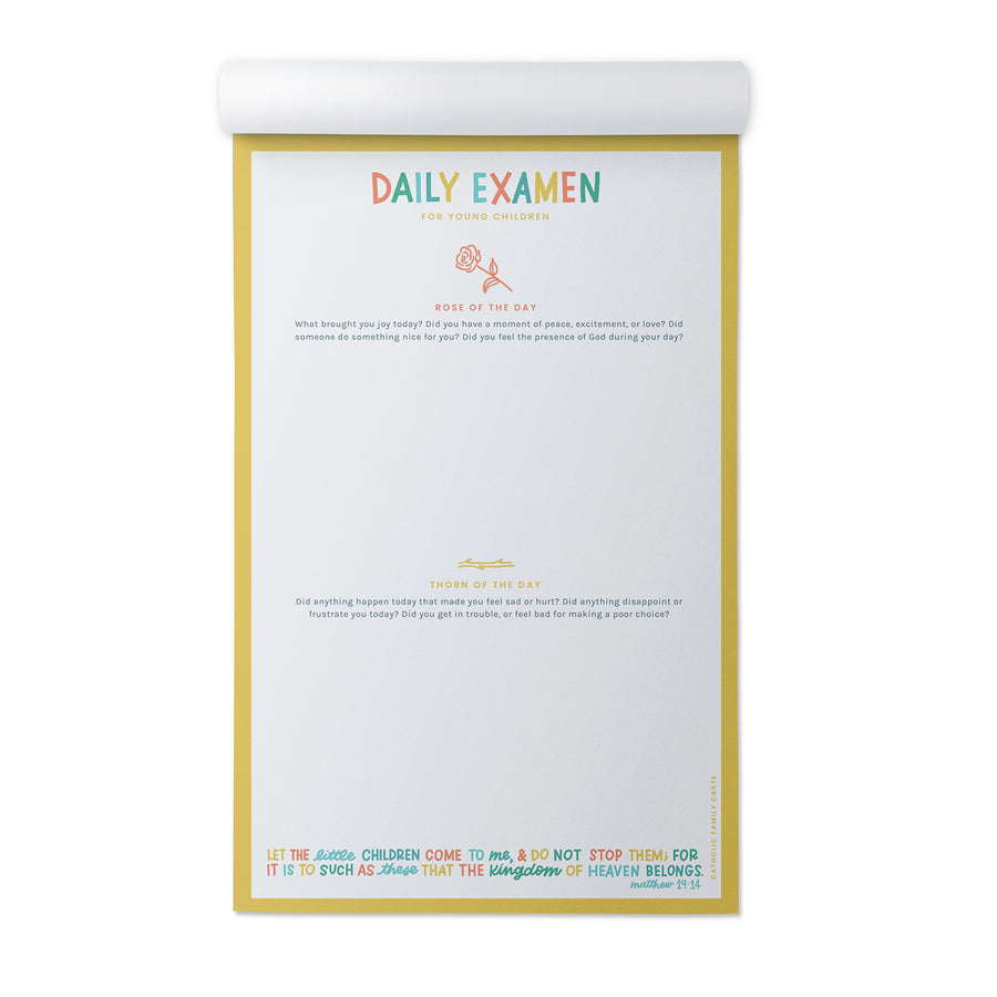 Children’s Daily Examen Notepad – Catholic Family Crate