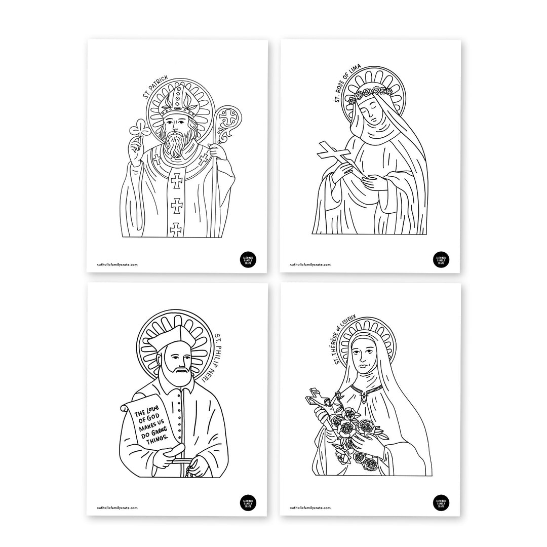 A Story with the Saints: Saints Alive Podcast™ Coloring Pages ...