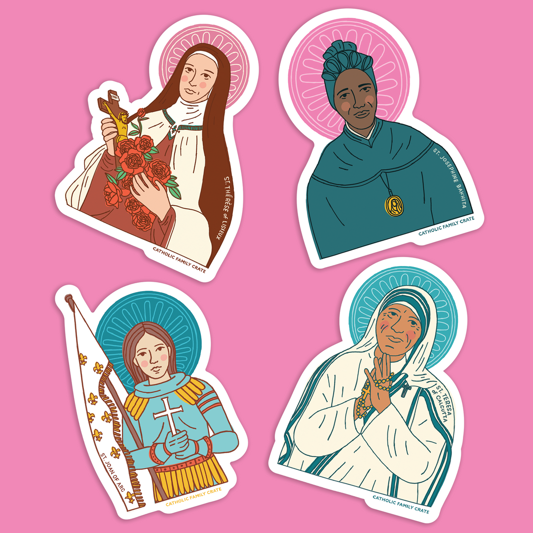 Holy Women Sticker Pack – Catholic Family Crate