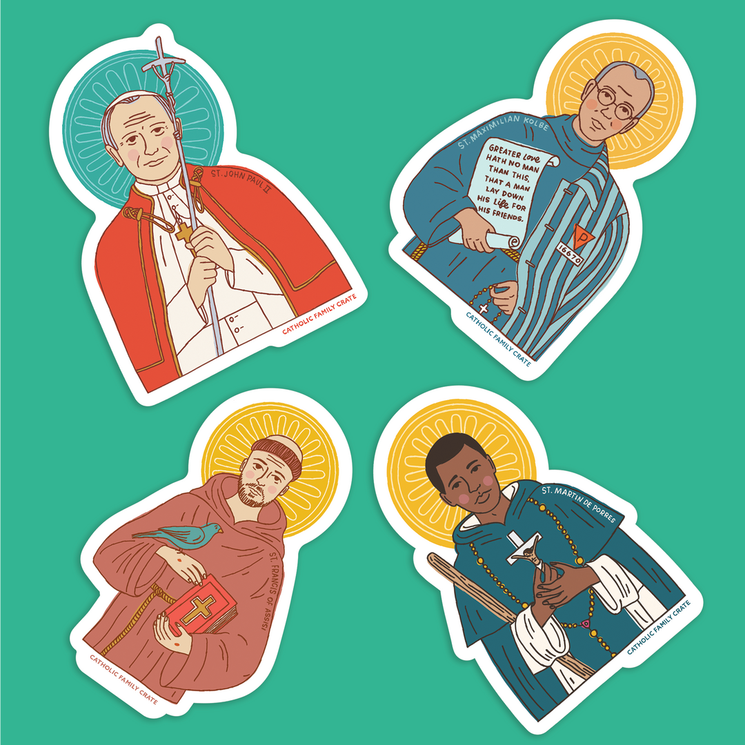 Holy Men Sticker Pack – Catholic Family Crate