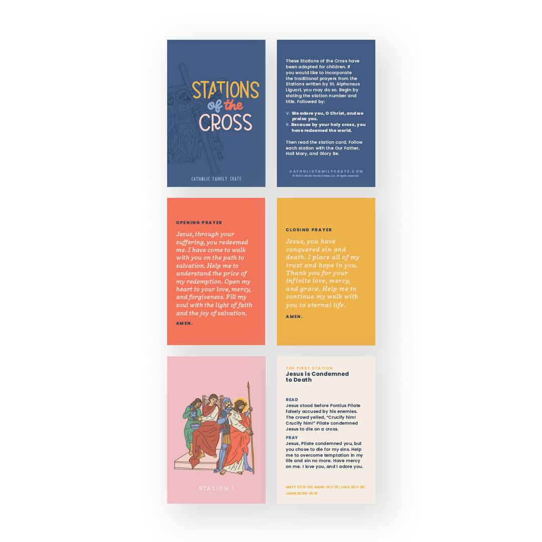 Stations of the Cross Cards – Catholic Family Crate