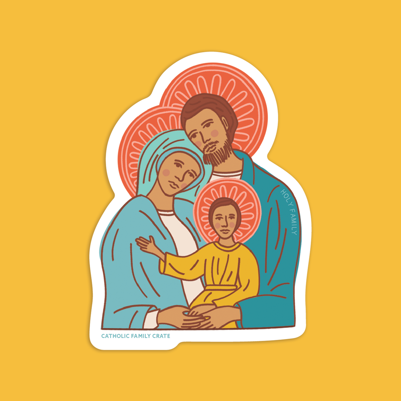 Holy Family Sticker – Catholic Family Crate