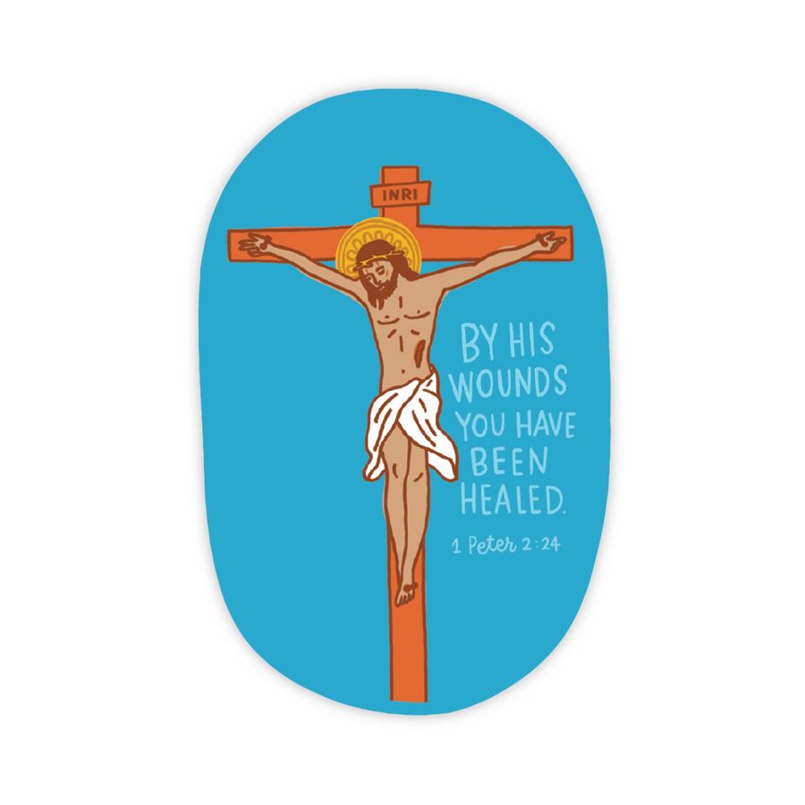Crucifix Sticker – Catholic Family Crate