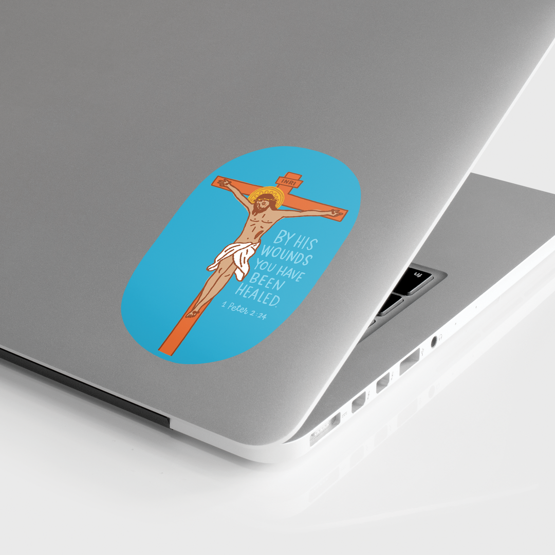 Crucifix Sticker – Catholic Family Crate