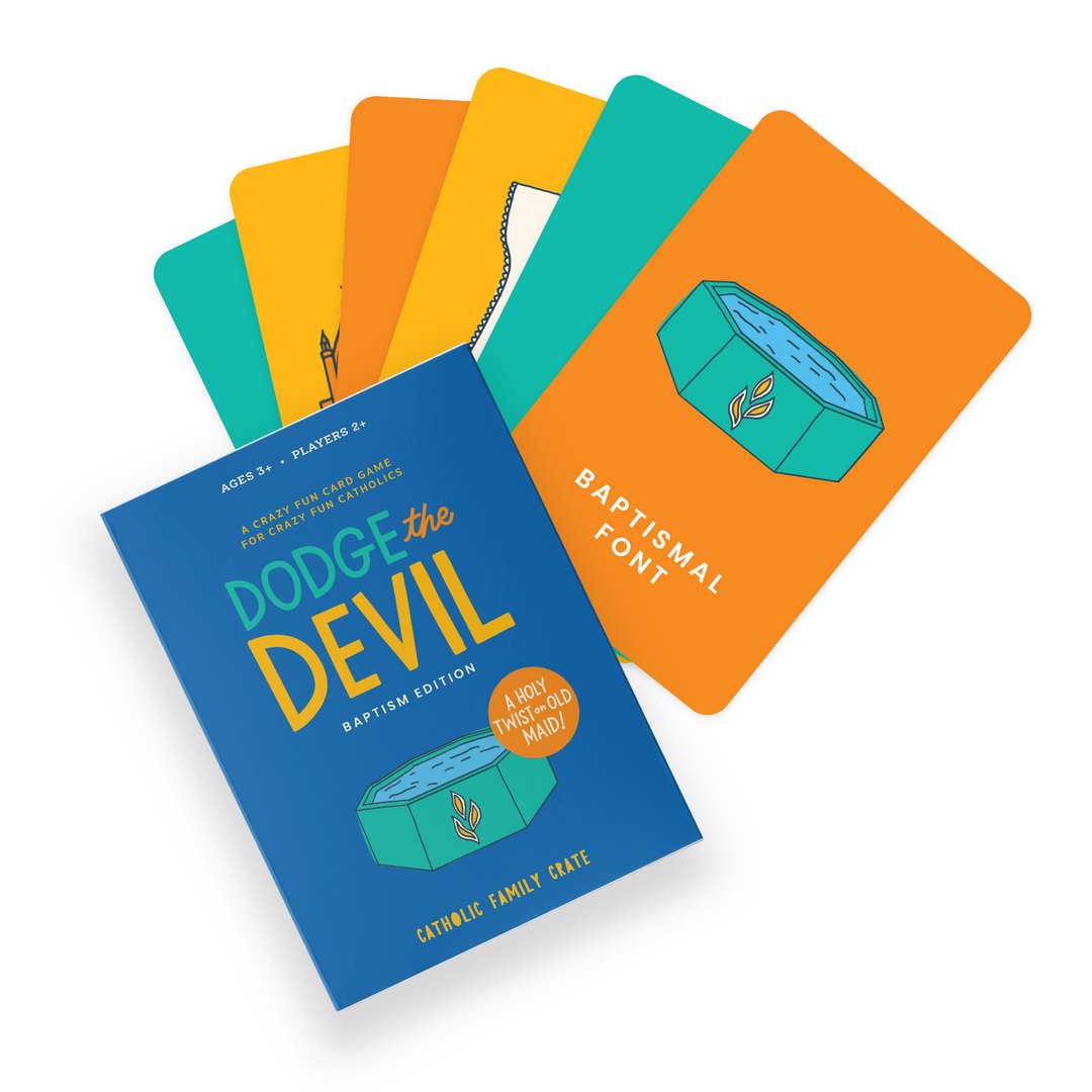 Dodge the Devil - Baptism Edition (A holy twist on Old Maid!) – Catholic Family Crate