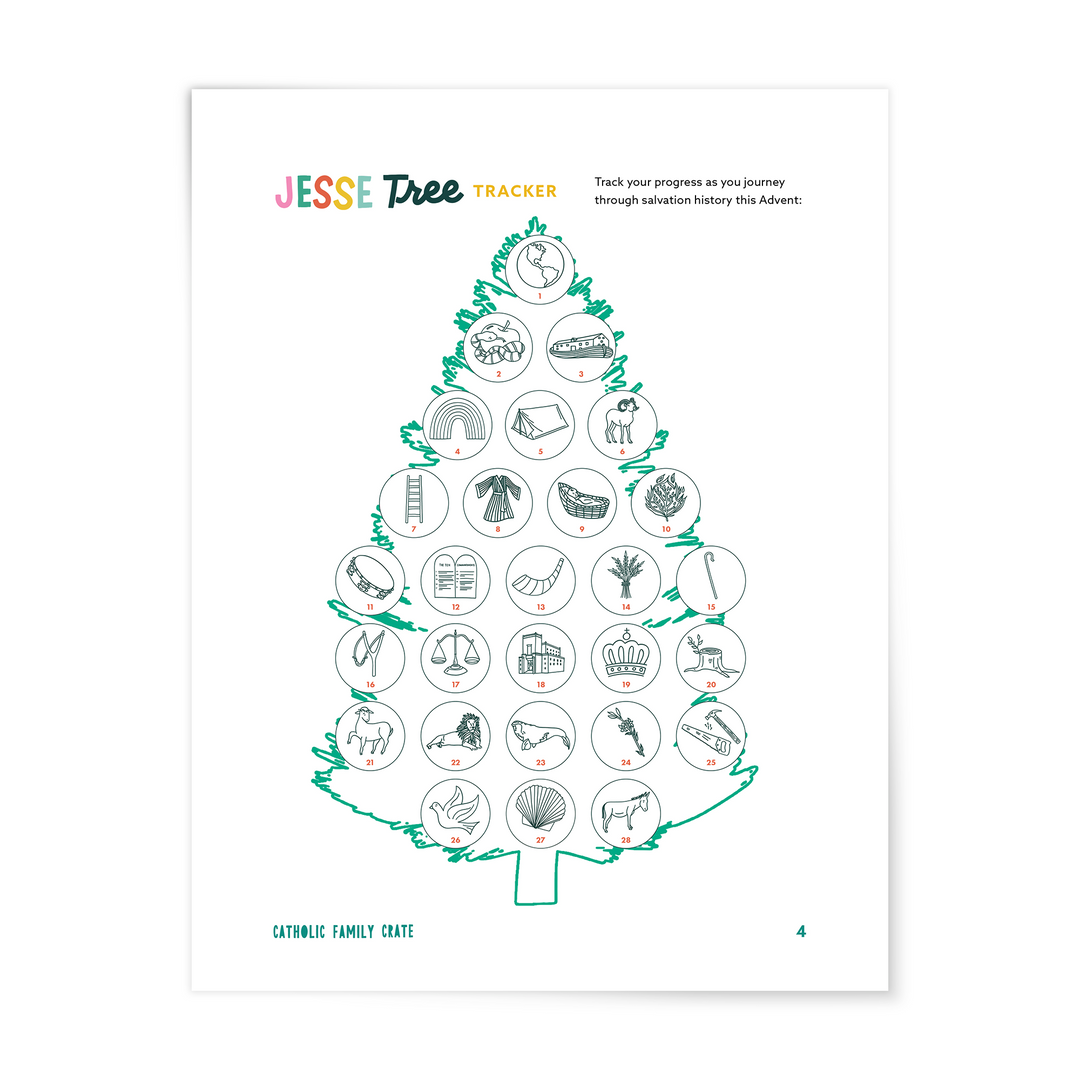 Jesse Tree Ornaments Activity Pack – Catholic Family Crate