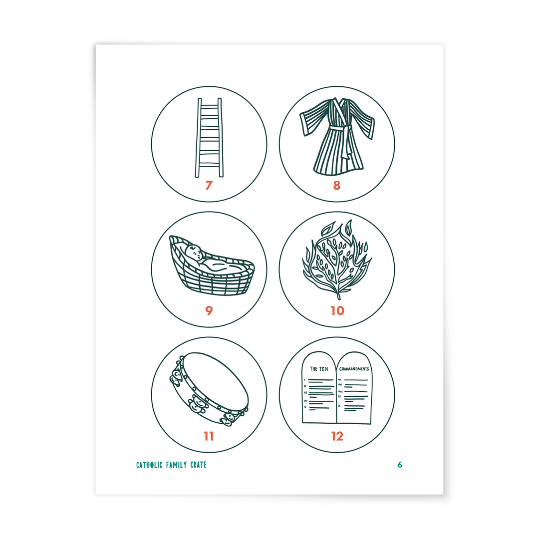 Jesse Tree Ornaments Activity Pack – Catholic Family Crate