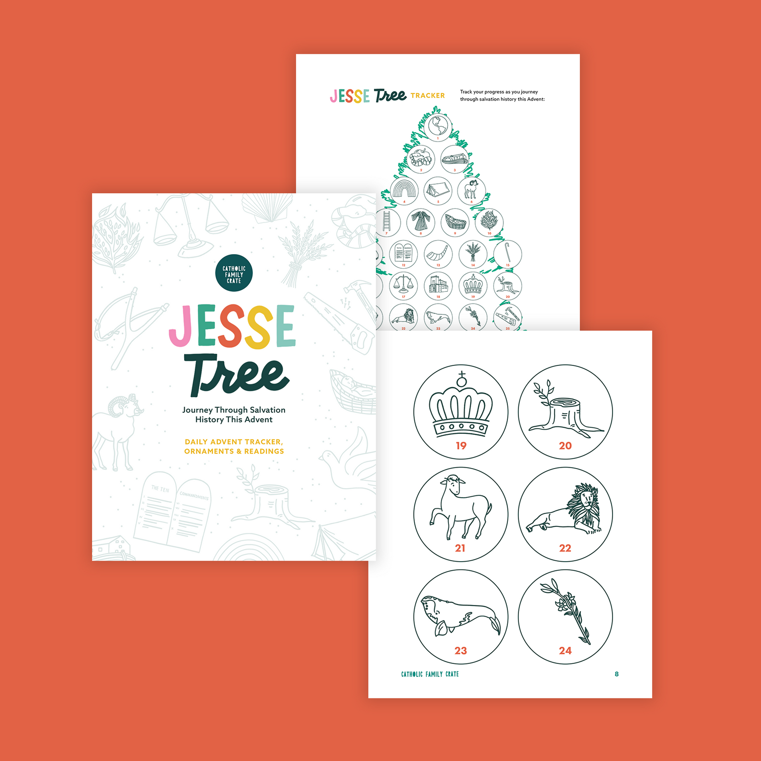 Jesse Tree Ornaments Activity Pack – Catholic Family Crate