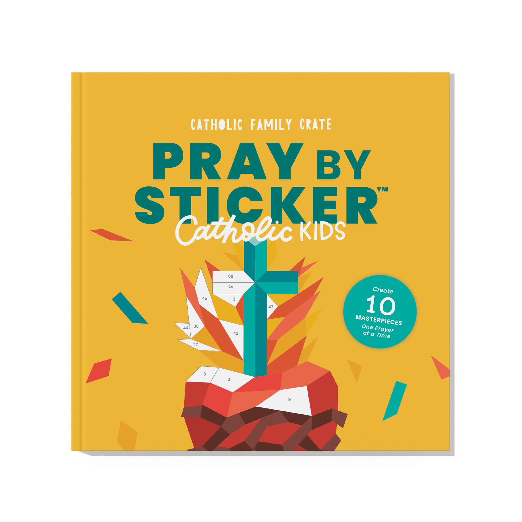 Pray by Sticker: Paint-by-Number Sticker Book – Catholic Family Crate
