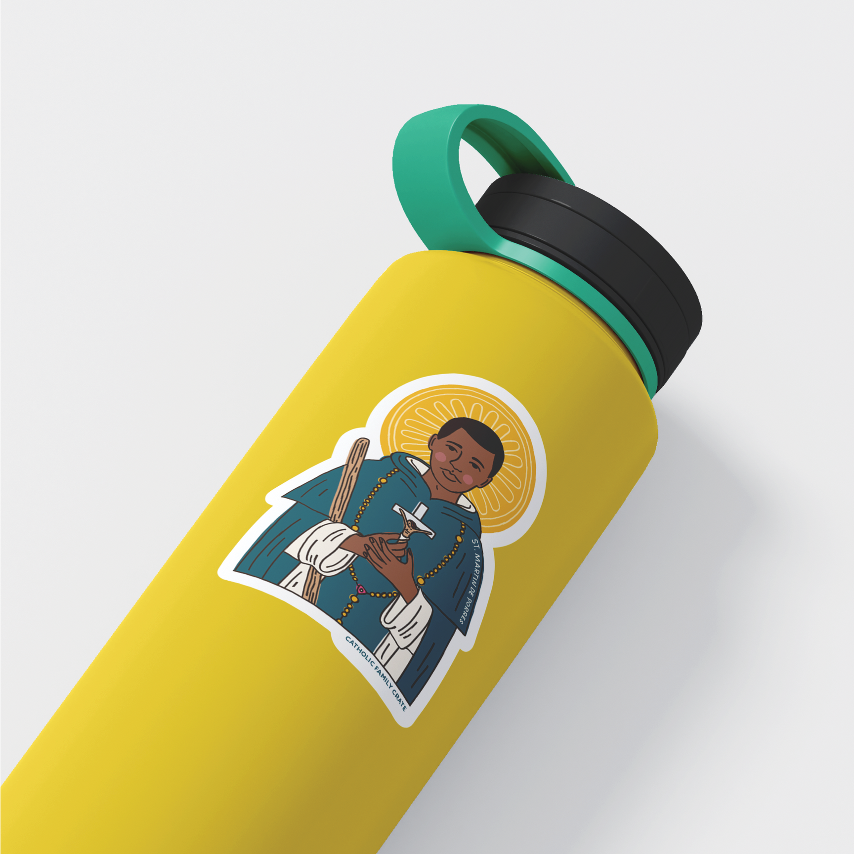 Saint Martin De Porres Sticker – Catholic Family Crate