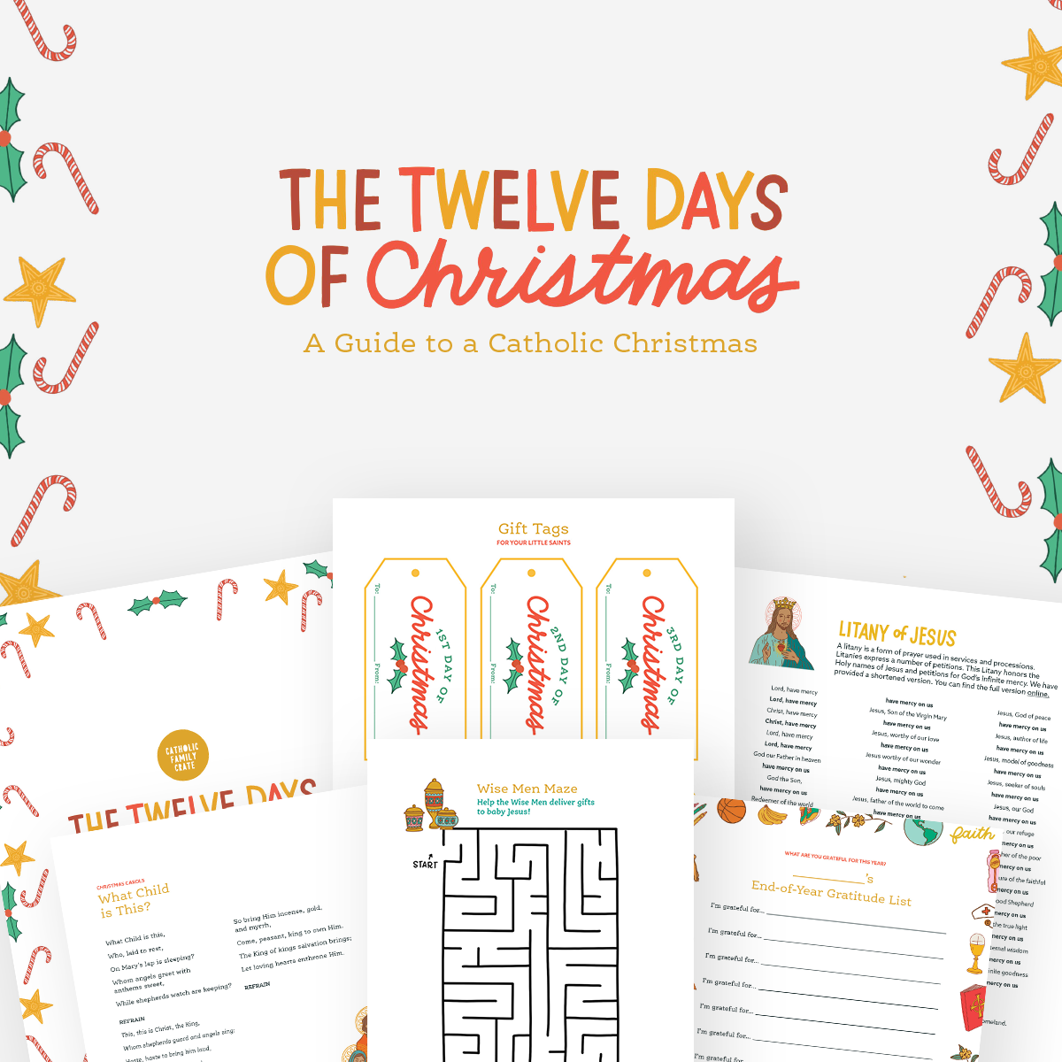 12 Days of Christmas Activity Pack – Catholic Family Crate