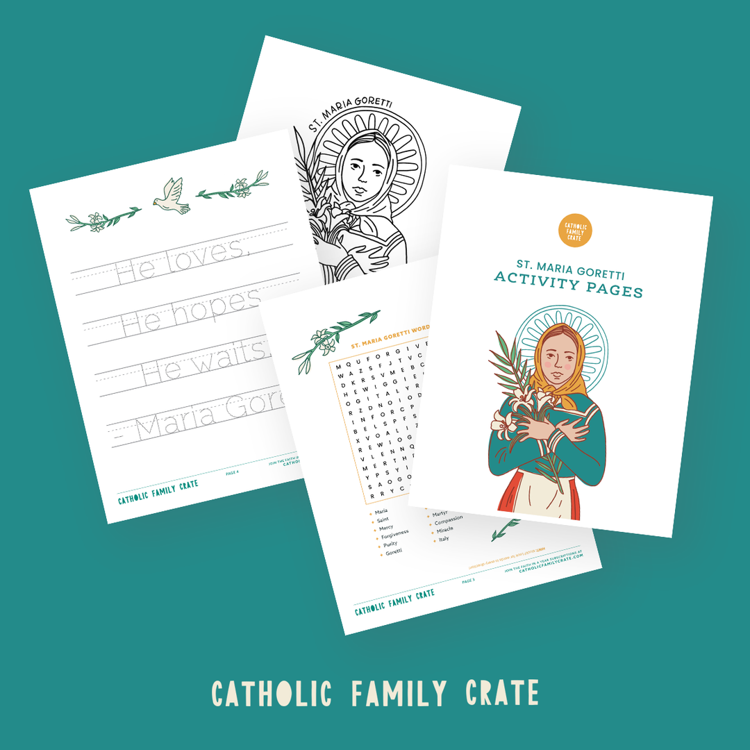 St. Maria Goretti Activity Pages – Catholic Family Crate