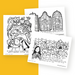A Year with the Saints: Monthly Coloring Pages – Catholic Family Crate