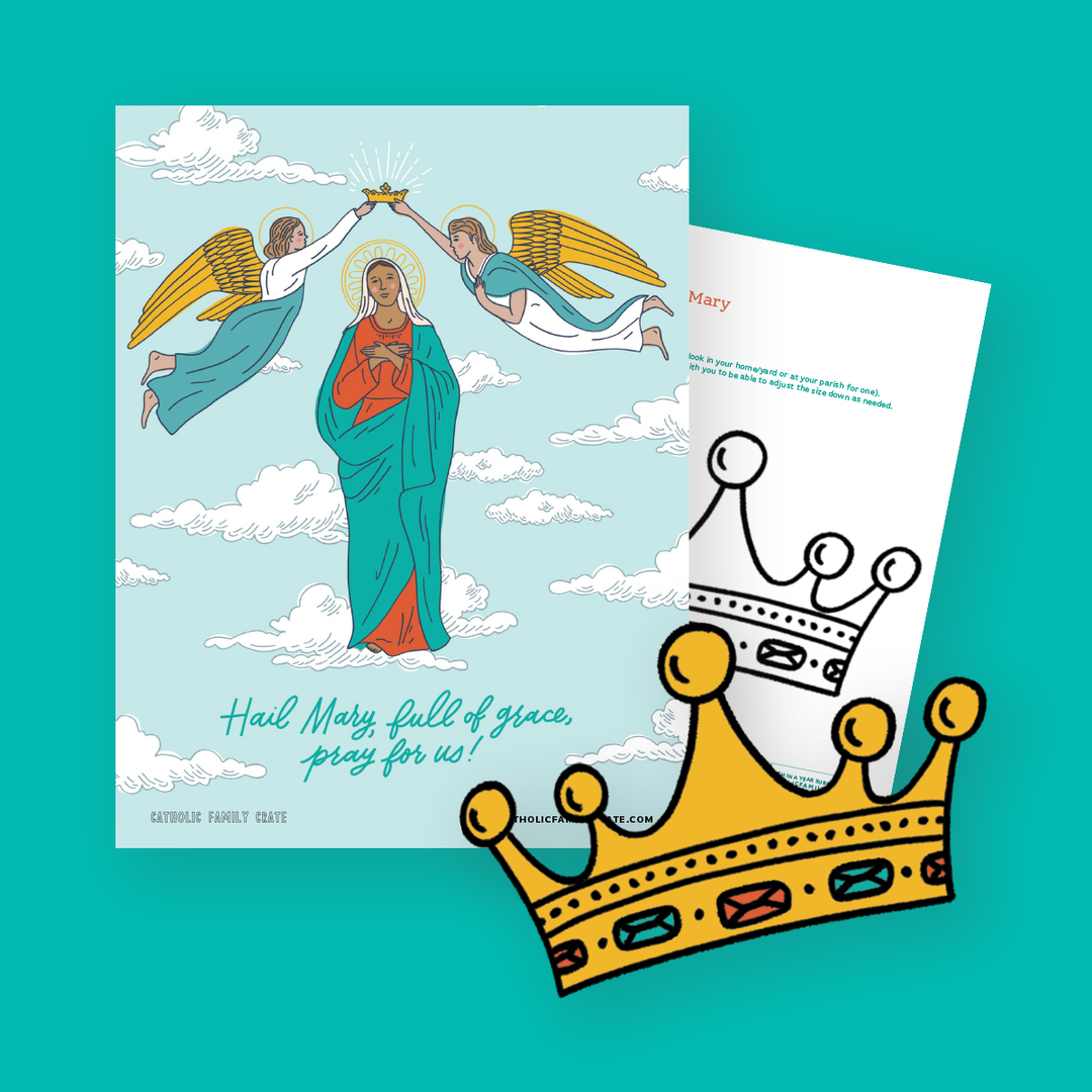 Mary Crowning: Activity Pages – Catholic Family Crate